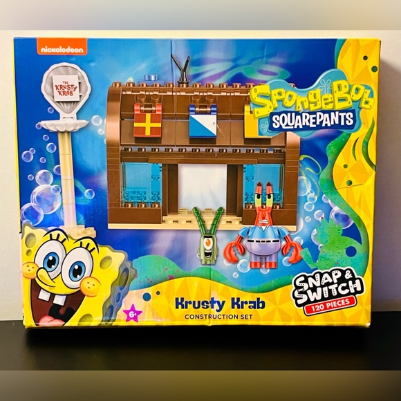 Nickelodeon | Toys | Spongebob Squarepants Krusty Krab Construction Set ...